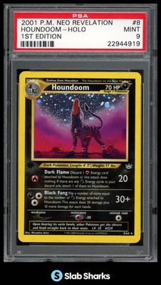2001 POKEMON NEO REVELATION #8/64 HOUNDOOM HOLO 1ST EDITION PSA 9 | eBay