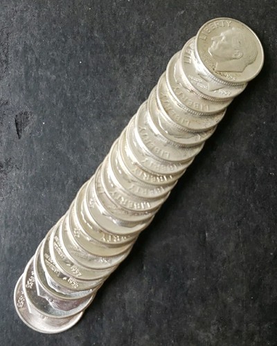 Lot of 20 10c Roosevelt Silver Dimes | eBay