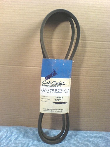 CUB CADET 182, 382, TRANSMISSION FINAL DRIVE BELT. 754-3009 NEW OEM ...