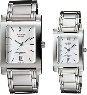 Casio Beside BEM-100D-7AV /BEL-100D-7AV Men's Ladies Wristwatch couple ...