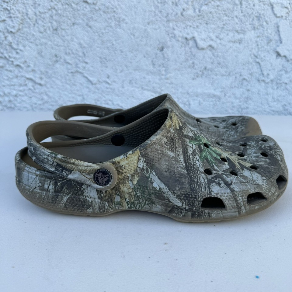 Crocs Classic Realtree Edge Camo Clog Sport Men's Size 11 READ | eBay