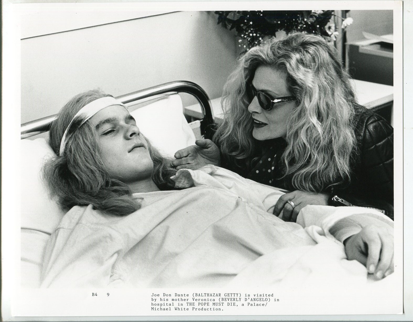 Pope Must Die #9-1991-8x10-B&W-Still-Balthazar Getty-Beverly D'Angelo ...