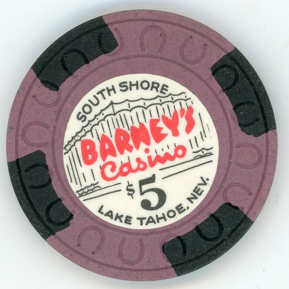 Vintage $5 Barney's Lake Tahoe, Nevada Casino Chip | eBay