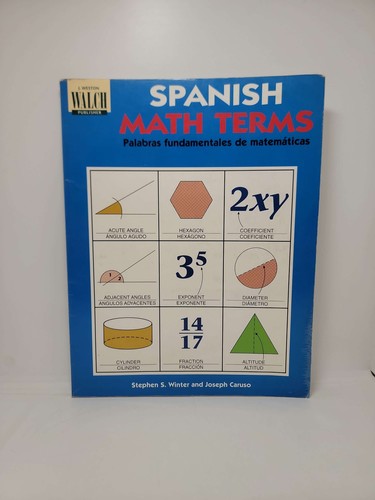 Spanish Math Terms Palabras Fundamentales de Matemáticas by Stephen S ...
