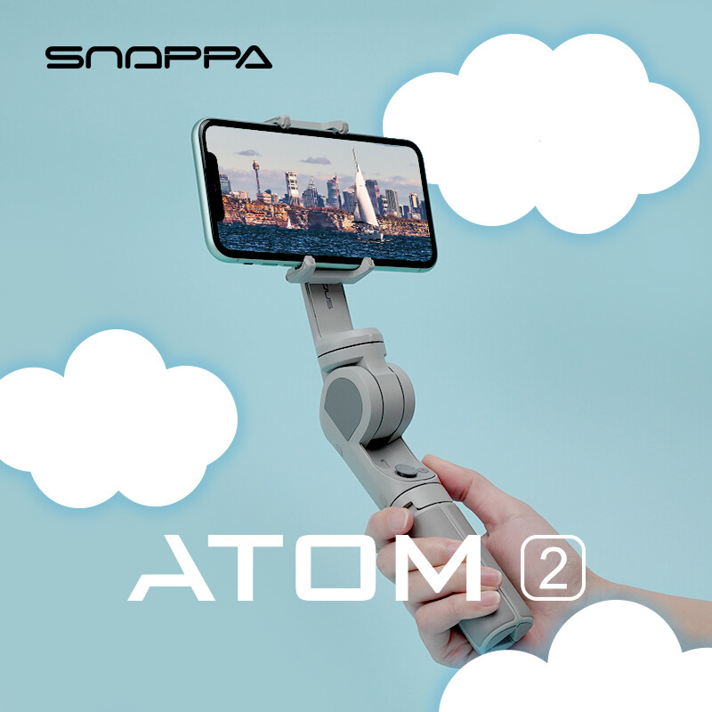 Snoppa Atom 2 3-Axis Foldable Pocket Size Handheld Gimbal Stabilizer ...