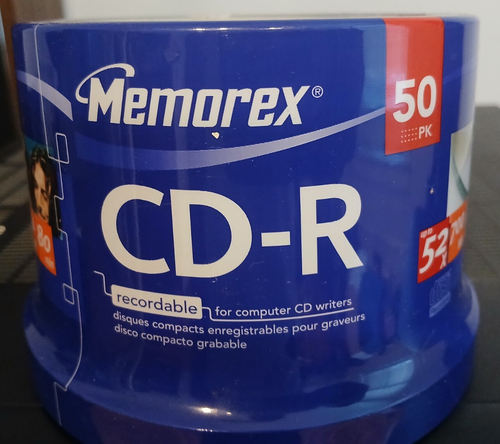 Memorex 50 Pack CD-R 52X / 700 MB / 80 Min Blank Compact Discs New ...