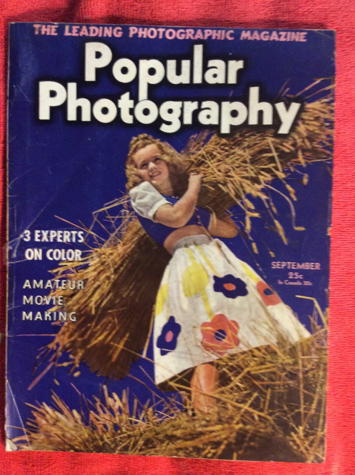 POPULAR PHOTOGRAPHY MAGAZINE SEPTEMBER 1940 AMATEUR MOVIE MAKING COLOR ...
