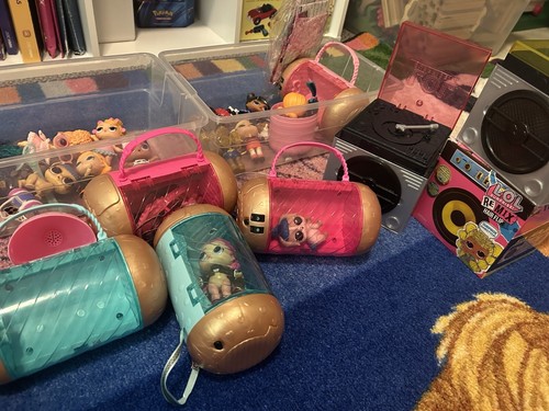 LOL Surprise Dolls Lot With Tons Of Accessories, Carry Cases, lol Remix ...