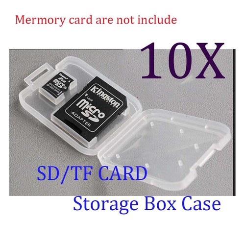 10x Cellphone Camera Memory Micro SD&TF Card Plastic Storage Box Case ...
