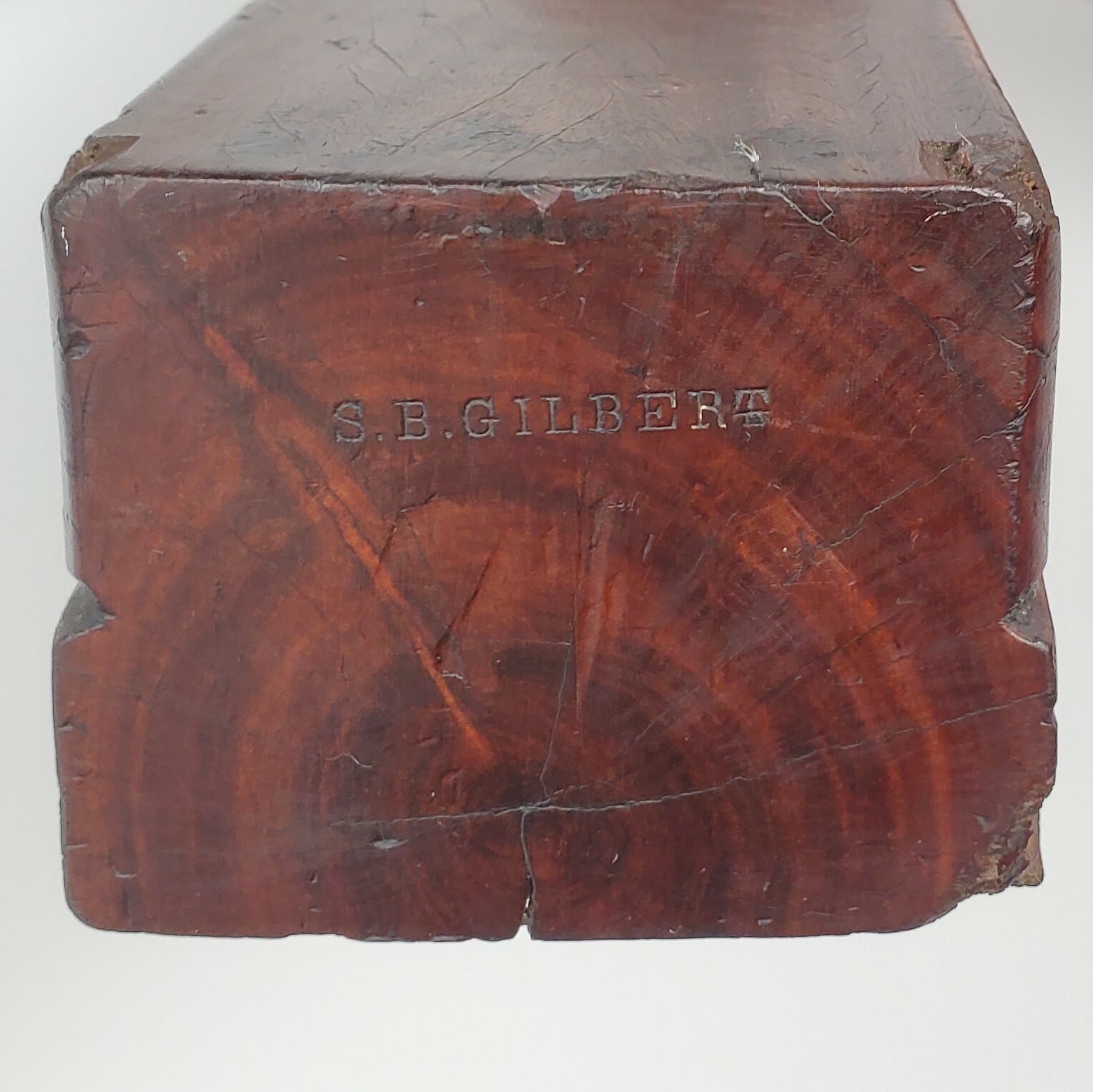 Antique Lignum Vitae & Rosewood 22" Razee Jointer Plane, Wood Block, 2¼ ...