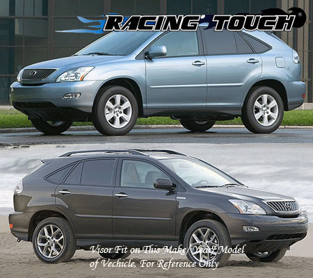 JDM Out Channel Visors Deflector & Sunroof Combo 5pcs For Lexus RX350 ...