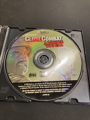 1997 Microsoft: Close Combat: A Bridge too Far (PC & Mac Game) Disk ...