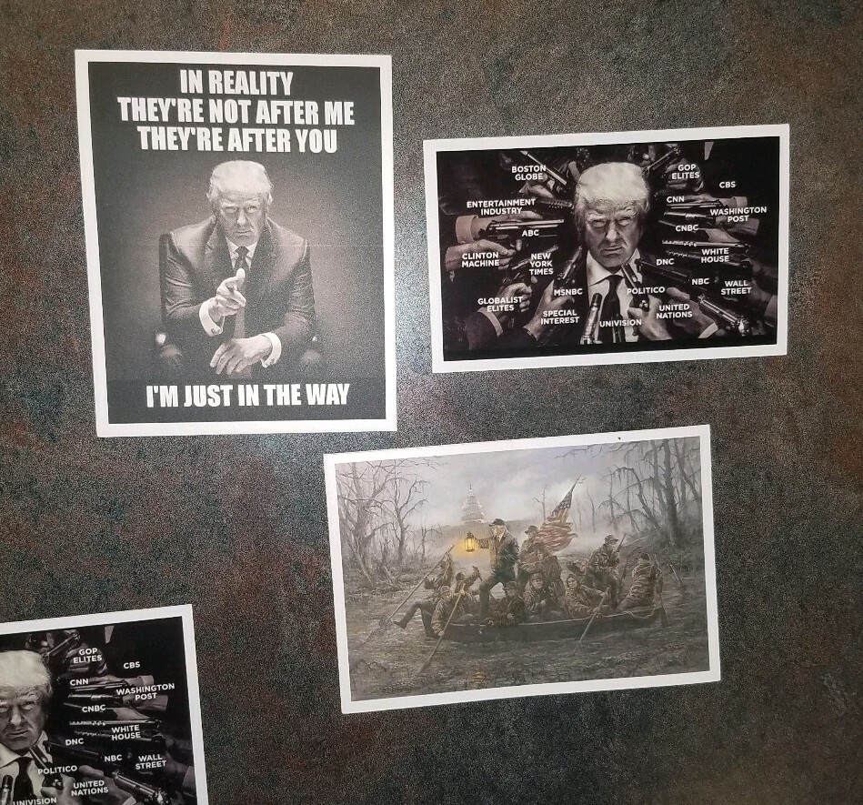 DONALD TRUMP ANTI-DEEP STATE FAKE NEWS MEDIA STICKER PRO TRUMP 2020 | eBay