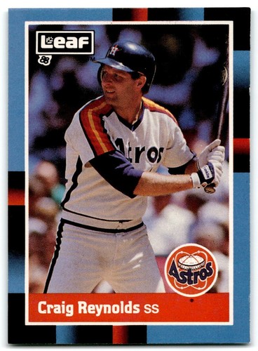 1988 Leaf Craig Reynolds Houston Astros #205 | eBay