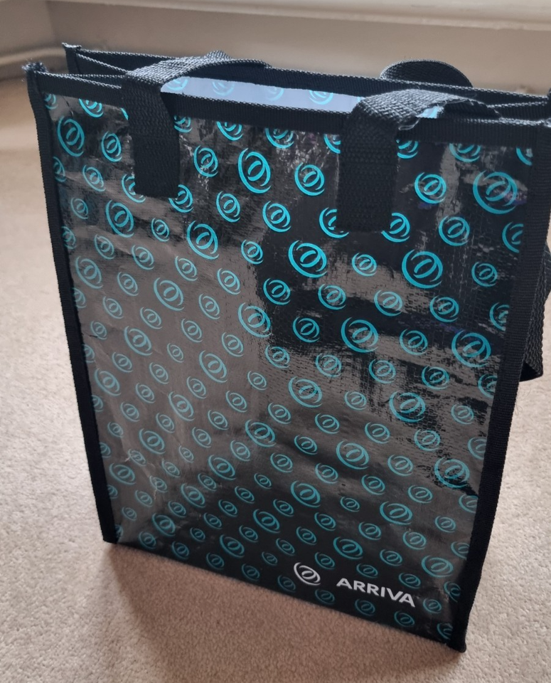 NEW ARRIVA Carrier Bag For Life Holdall Bus Coach Train Advertising ...