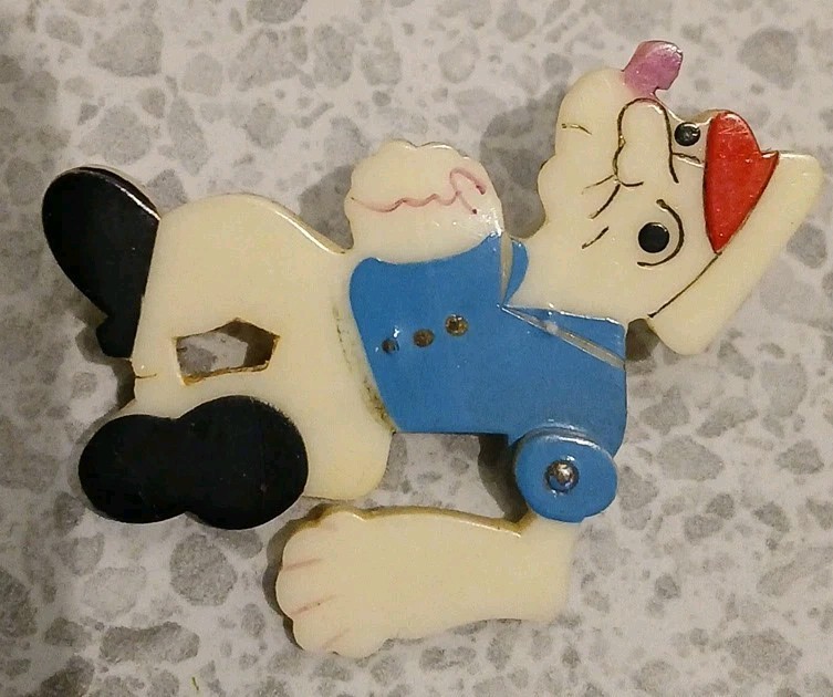 Good Example Vintage 1930's/ 40's Popeye The Sailor Celluloid Pin ...