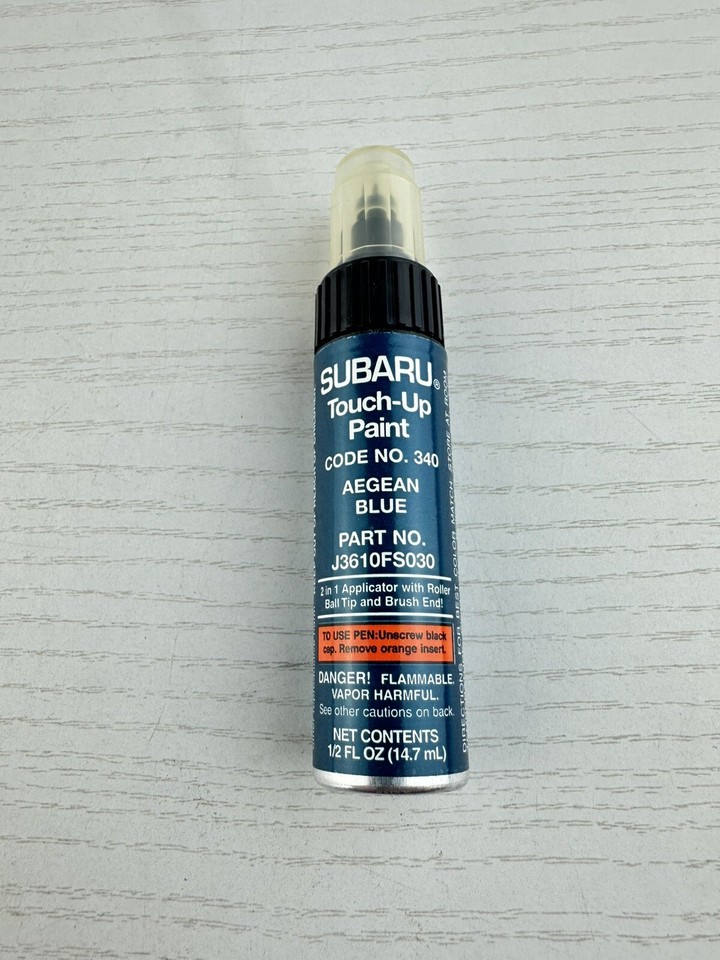 NEW OEM Subaru Touch Up Paint Pen Aegean Blue Metallic Code No. 340 ...