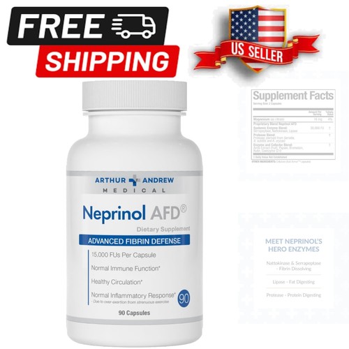 Immune Support Enzyme Formula: Neprinol AFD with Serrapeptase ...