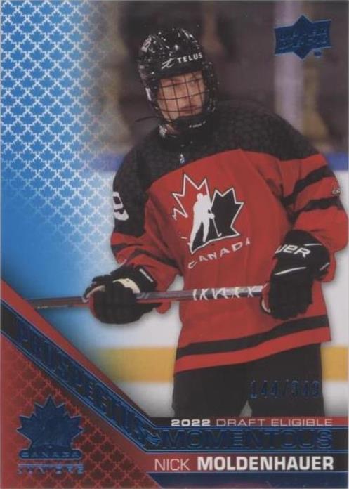 2022 Upper Deck Team Canada Juniors - Prospectus Momentous Nick ...