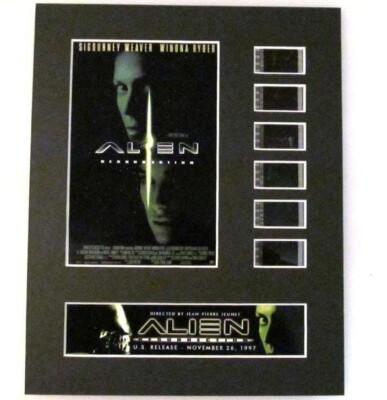 Alien Resurrection 35mm film cell display horror sci Fi movie Sigourney ...