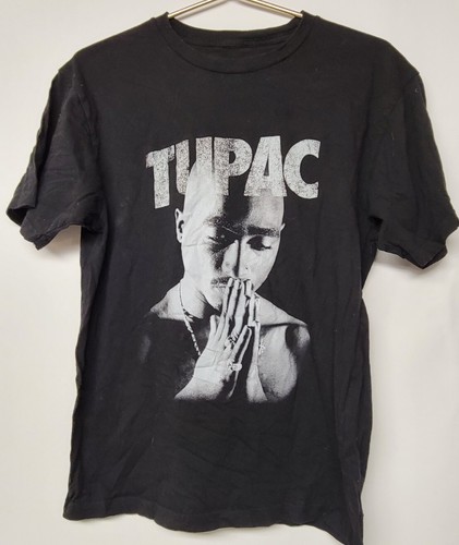 Tupac Shakur 2PAC Prayer Hands Praying Black T-Shirt Mens Size Medium ...