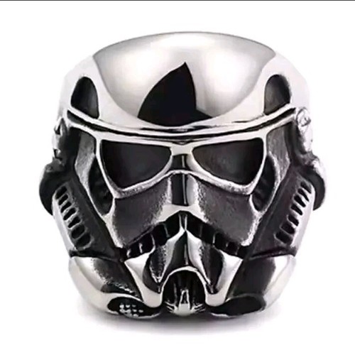 Star Wars Stormtrooper Ring Stainless Steel Size 8 | eBay