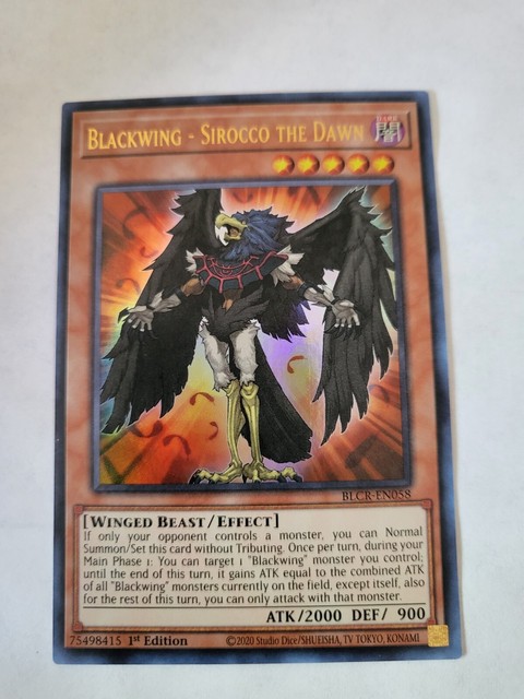 Yu-Gi-Oh! TCG Blackwing - Sirocco the Dawn Battles of Legend: Crystal ...