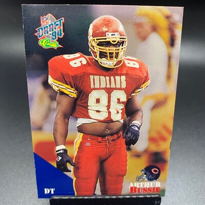 1994 Classic NFL Draft #45 Arthur Bussie Rookie RC Chicago Bears | eBay