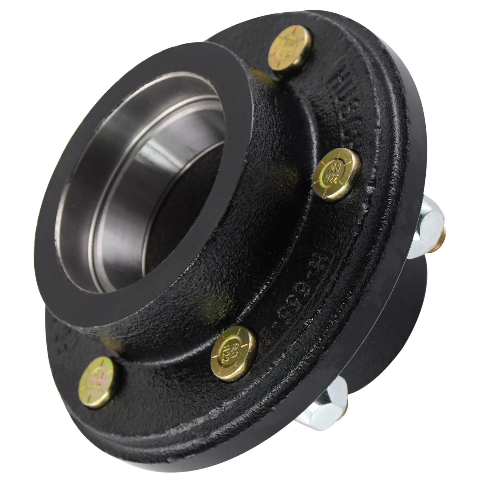 2pcs Trailer Hubs Convert Mobile Home with Bearings 6000# 6 Lug 6x5.5 ...
