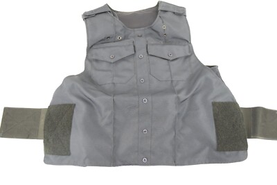 American Body Armor ABA-GUSC-2PKT Blue Uniform Shirt Carrier Vest 2XAC ...