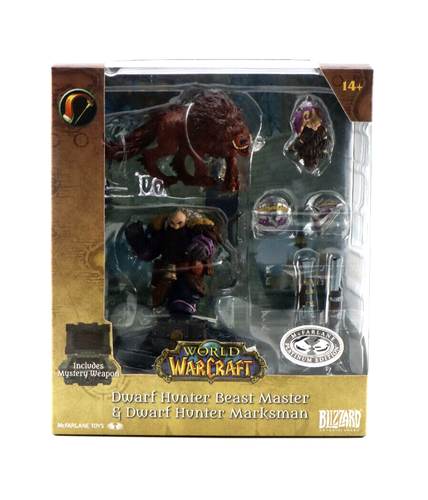 Mcfarlane World of Warcraft Dwarf Hunter Beast Master & Marksman ...