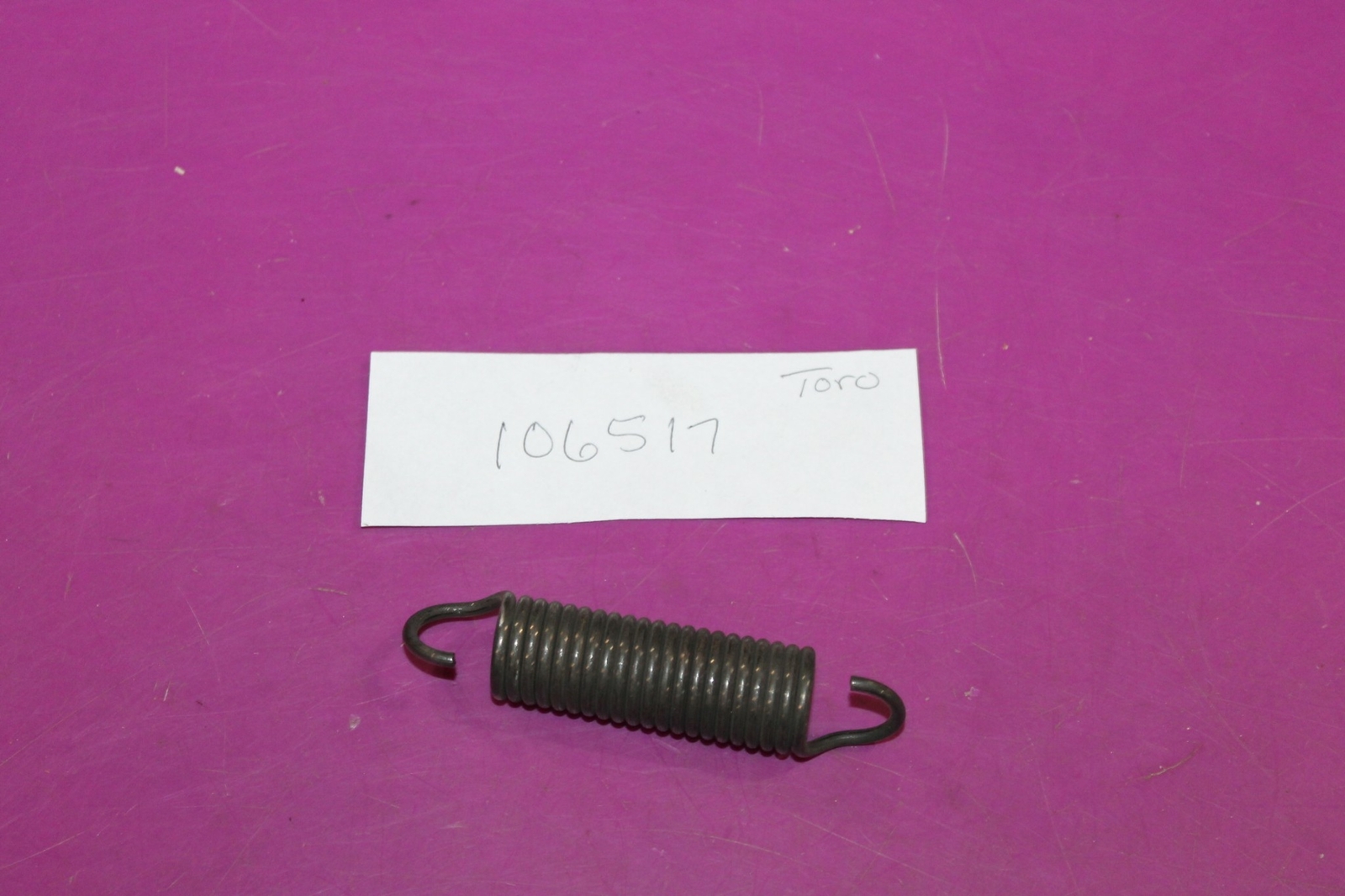 NOS Toro Spring. Part 106517. Acquired from a closed dealership. See ...
