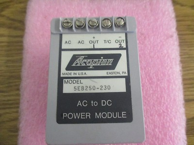 Acopian 5EB250-230 Ac à Alimentation Dc Module. Testé Bonne = | eBay