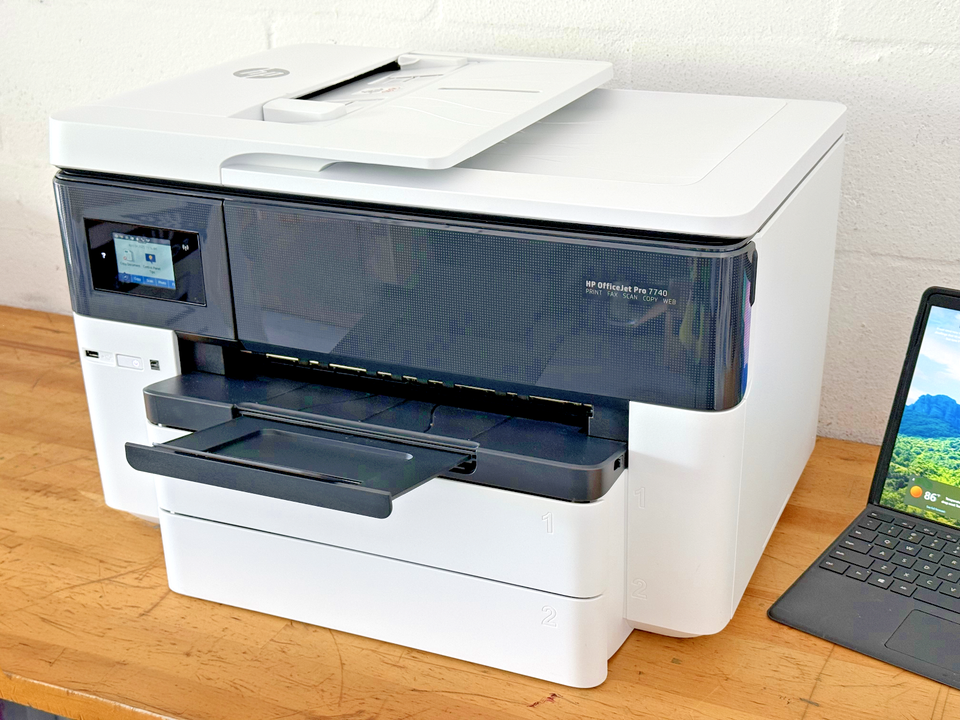 HP OfficeJet Pro 7740 Wide Format All-in-One Printer G5J38A - FULLY ...