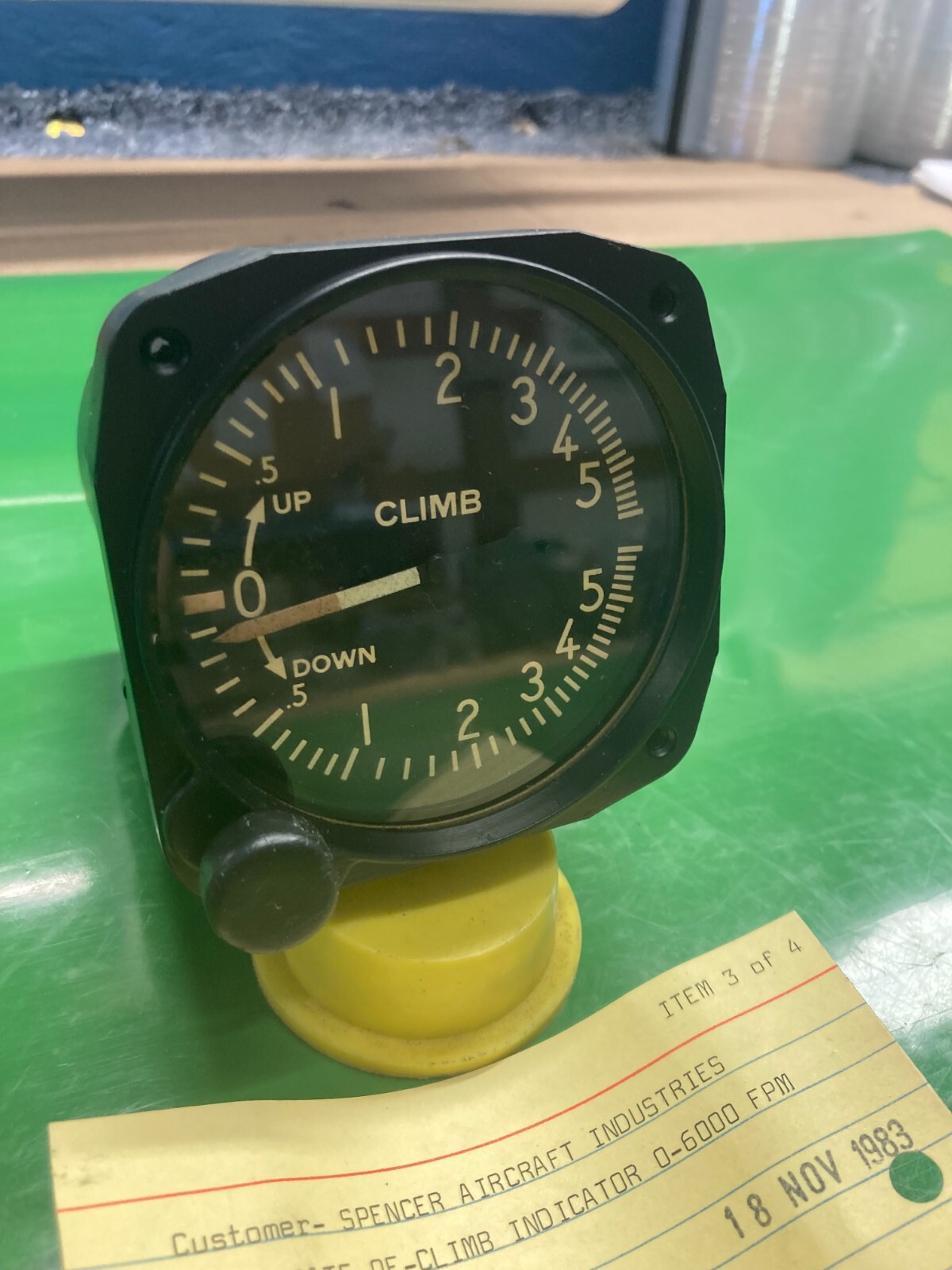 KOLLSMAN 731KN-02 RATE OF CLIMB INDICATOR 6610-00-222-8962 *OH* 1983 | eBay