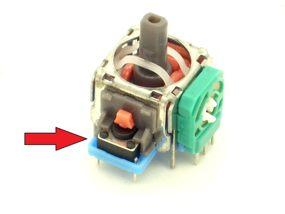 2x Ersatz-Taster für PS4 Controller L3 oder R3 (Analog Stick,Joystick ...