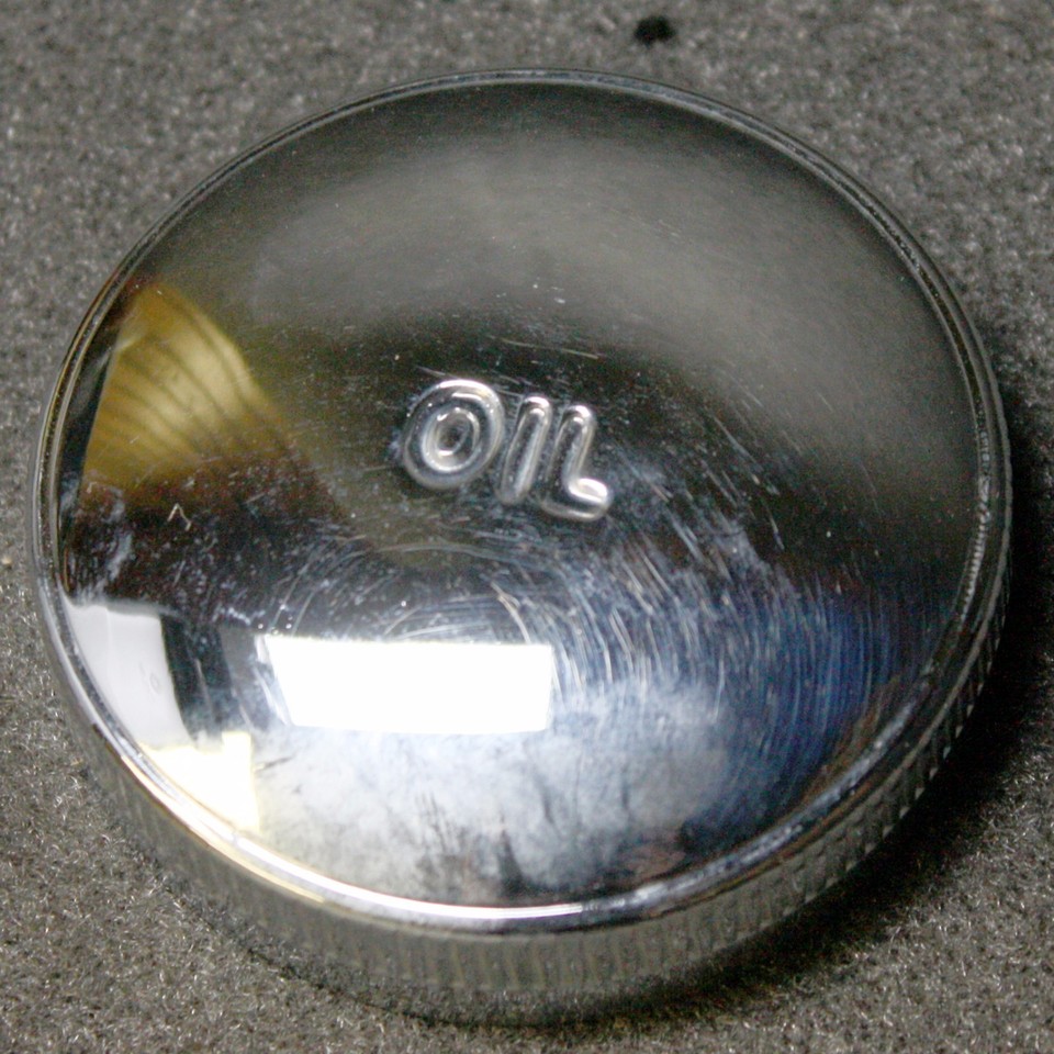 Chrome Oil Cap: Harley Davidson 1937-1973 45CI Flathead 1953 Servi-Car ...