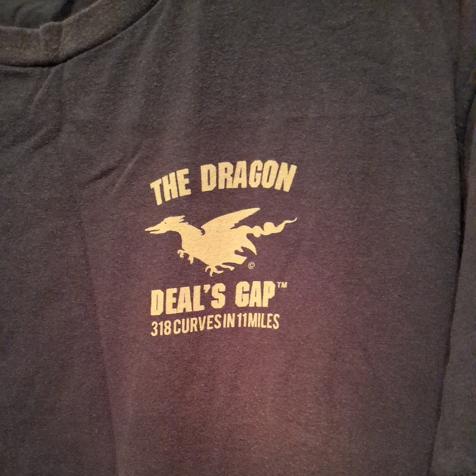 I Survived The Dragon 2019 Deal's Gap Motorcycle Resort Men's T Shirt L ...