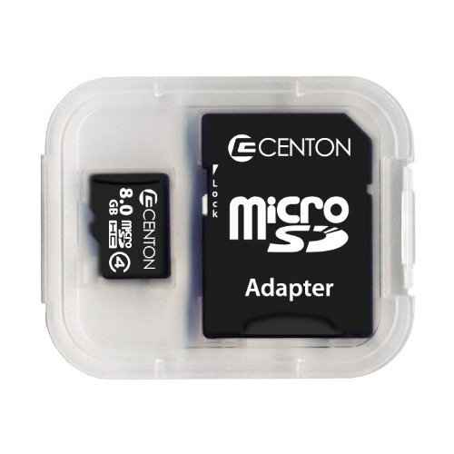 Centon 8GBRSDHC4 8GB Micro SDHC Class 4 Flash Memory Card, Black | eBay