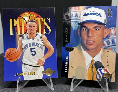 1994-95 Skybox Premium #343 Jason Kidd RC, & Upper Deck Rookie Class ...