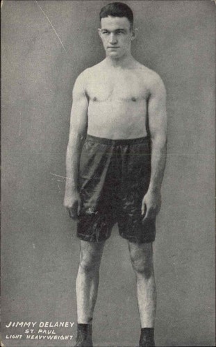 St Paul Jimmy Delaney Light Heavyweight Boxer Boxing Antique Vintage ...