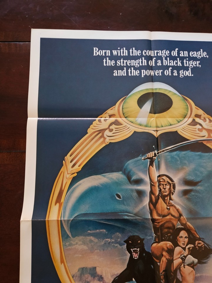1982 THE BEASTMASTER Original One Sheet Poster 27x41 Marc Singer ...