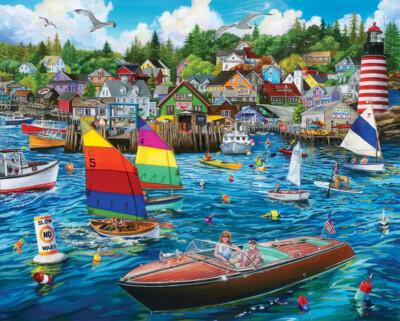 Harbor Fun 1000 piece puzzle | eBay