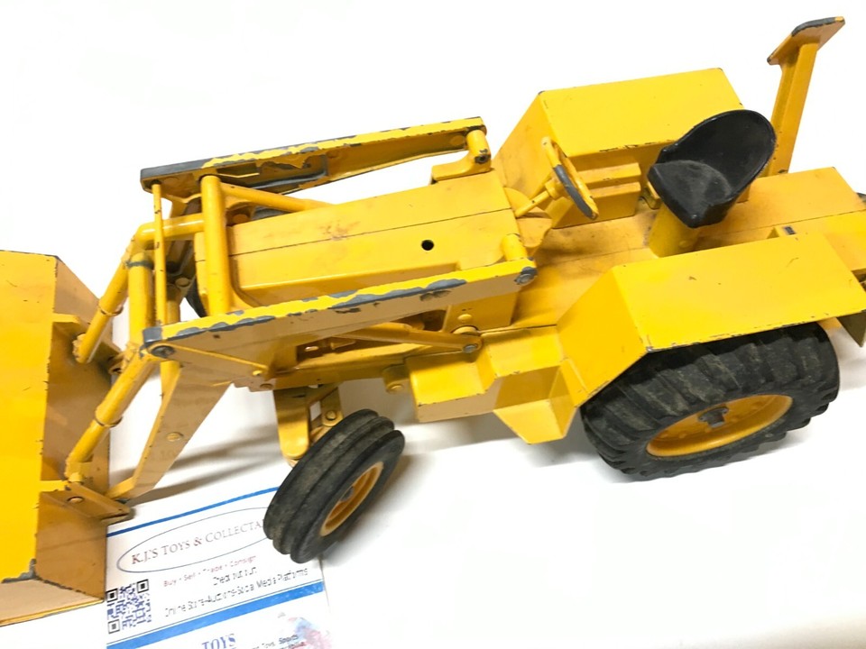 Vintage Ertl Backhoe Loader Ford 750 Diecast Model 30” Metal ...