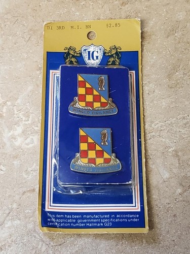 US Army 3rd Military Intelligence Battalion Crest DUI (Sealed) | eBay