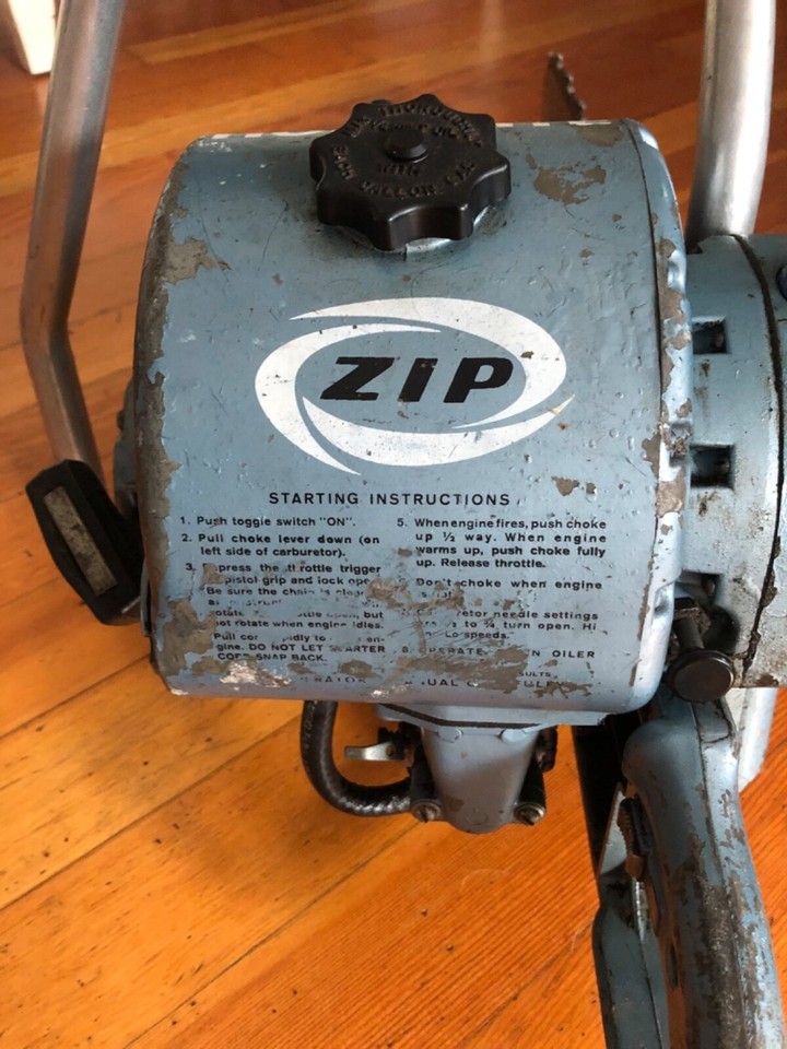 Homelite Zip Chainsaw From early 60’s unrestored (READ AD) FOR REPAIR ...