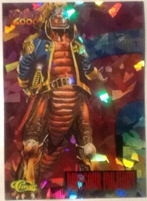 Deathwatch 2000 Prism Dinosaur Military BC3 Insert Card MINT Classic ...