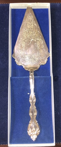 Vintage International Silver plate Pie cake server Interlude pattern ...