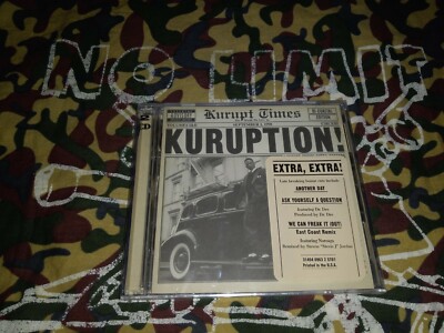Kurupt Kuruption! Cd Super Rare 1998 Antra West Coast Kuruption Hype ...