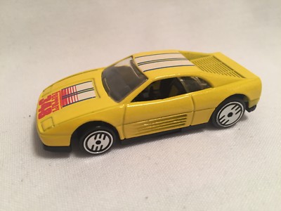 Rare 1990 Vintage Hot Wheels Ferrari 348 Collectible Toy Car Yellow 1: ...